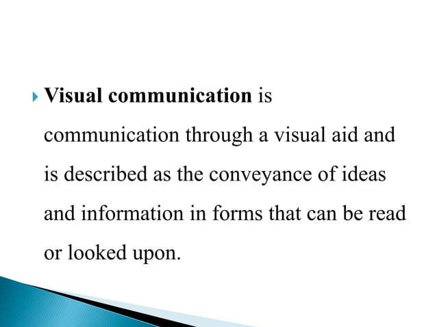 Visual Aids in Communication | PPTX | Graphics Software | Computer ...