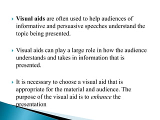 Visual Aids in Communication | PPTX