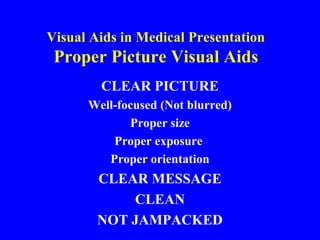 Visual Aids in Medical Presentation | PPT