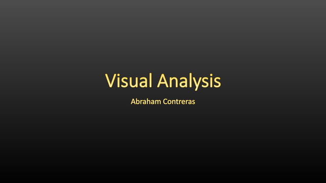 Visual analysis | PPTX
