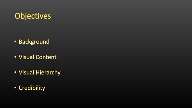 Visual analysis | PPTX