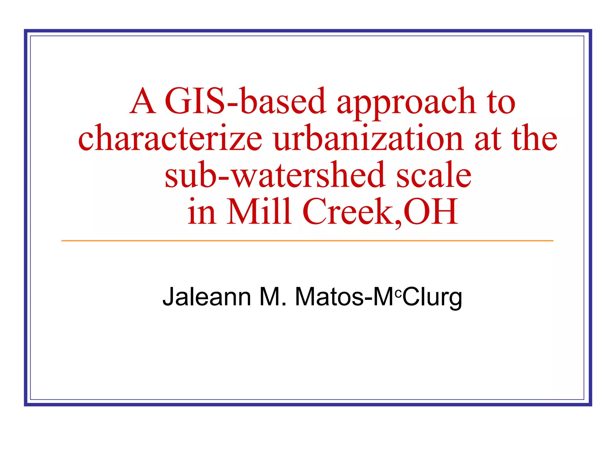 Visual Analysis And Pattern Recognition Using Gis And Remote Sensing
