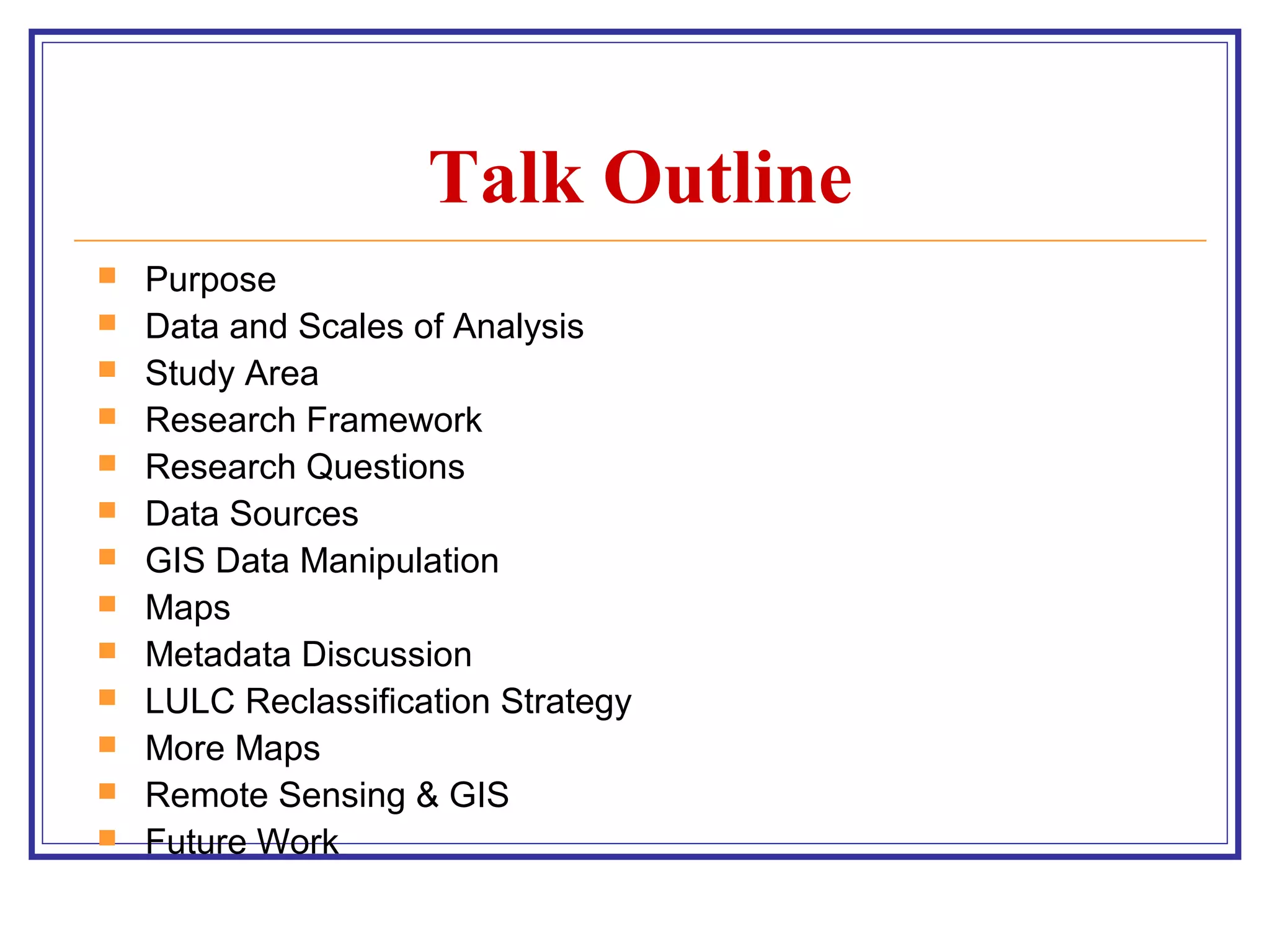 Visual Analysis And Pattern Recognition Using Gis And Remote Sensing