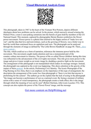 Visual Analysis Essay Examples | PDF | Painting | Arts and Crafts