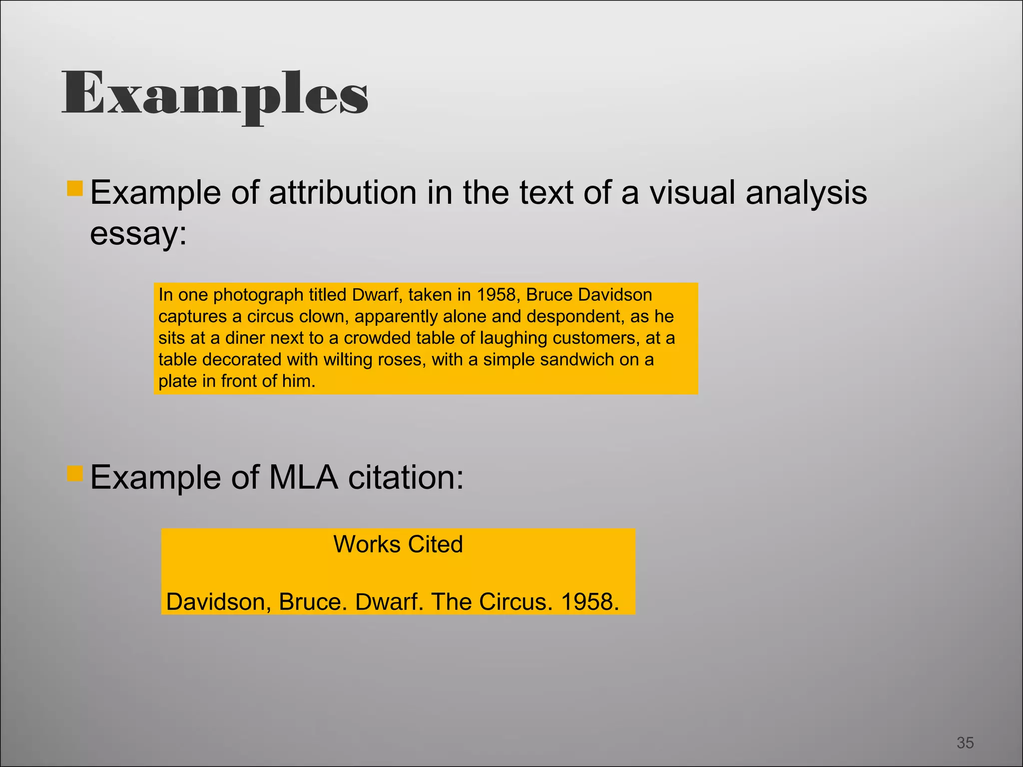 Visual analysis for composition | PPT