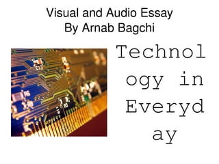 Audio Visual essay | ODP