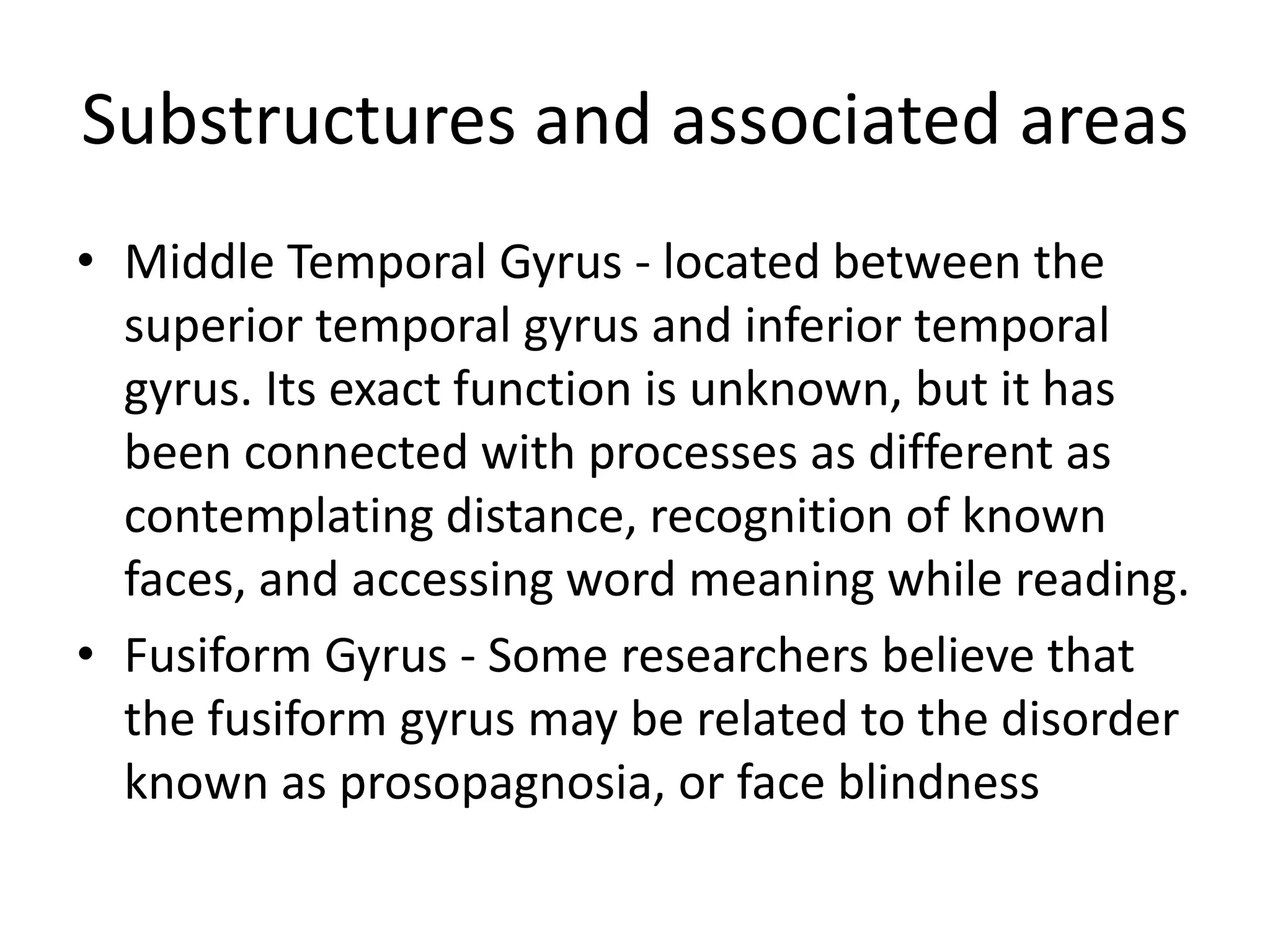 Visual and auditory cortex | PPTX