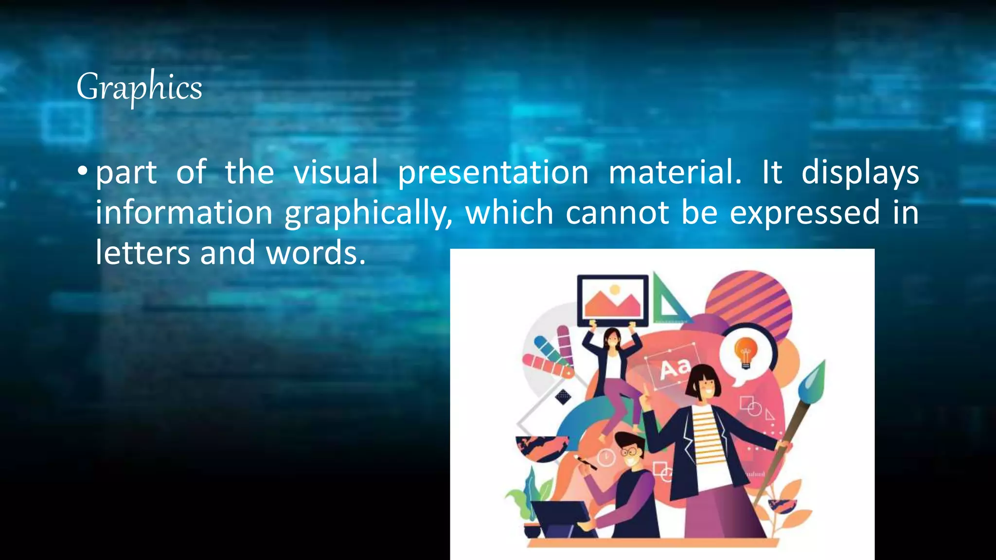 Visual and multimedia Elements | PPTX