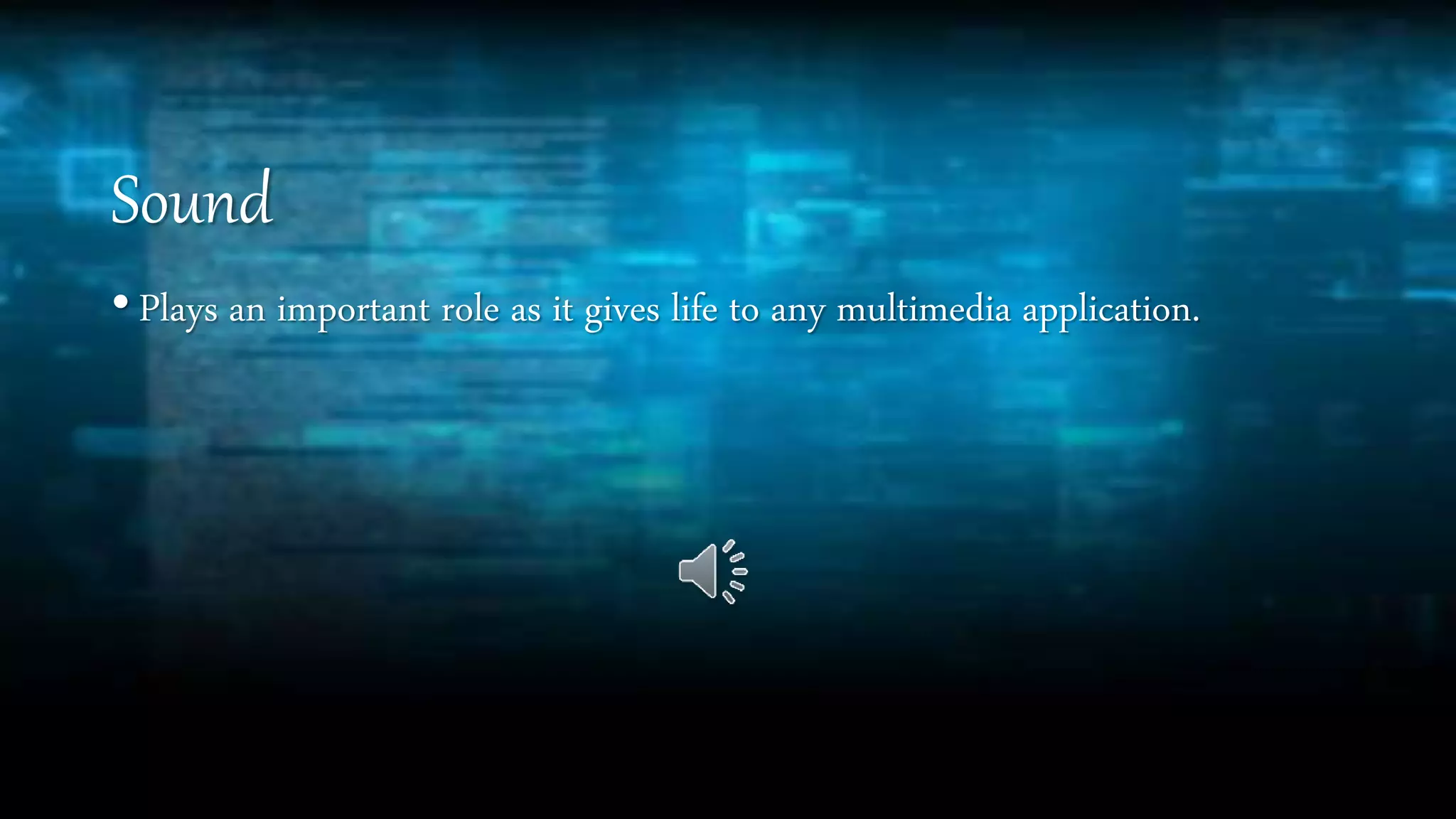 Visual and multimedia Elements | PPTX