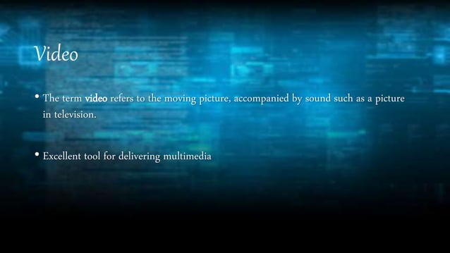 Visual and multimedia Elements | PPTX