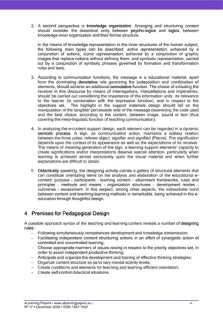 Visual and pedagogical design of eLearning content | PDF