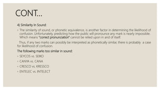 Visual and phonetic similarity of trademarks | PPTX