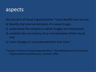 Visual Argumentation | PPT