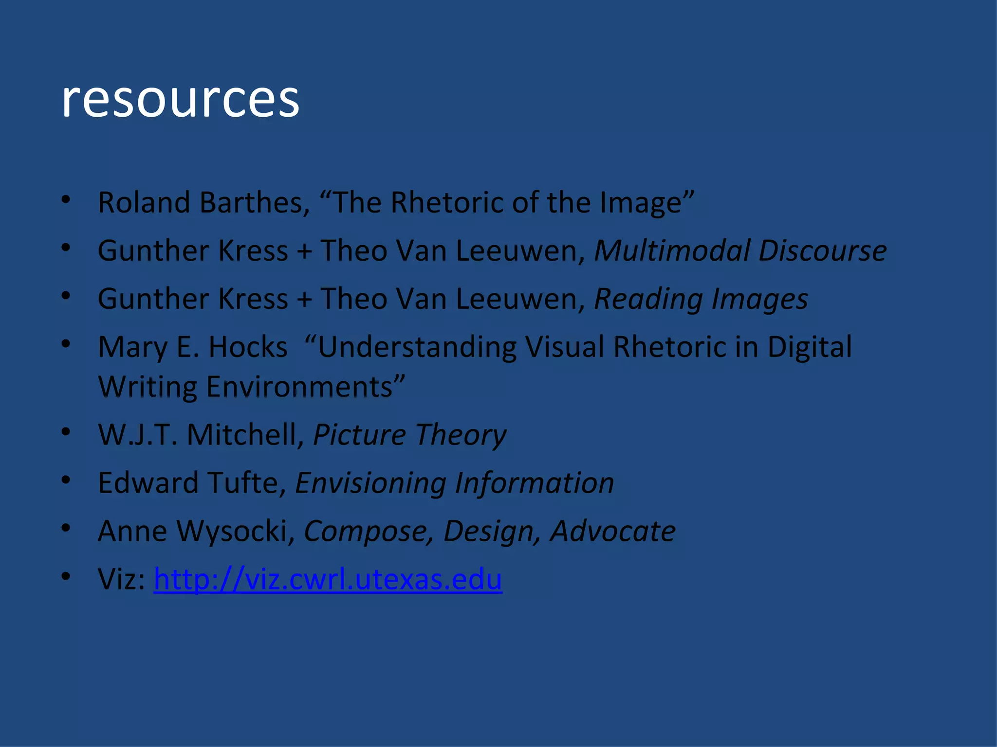 Visual Argumentation | PPT