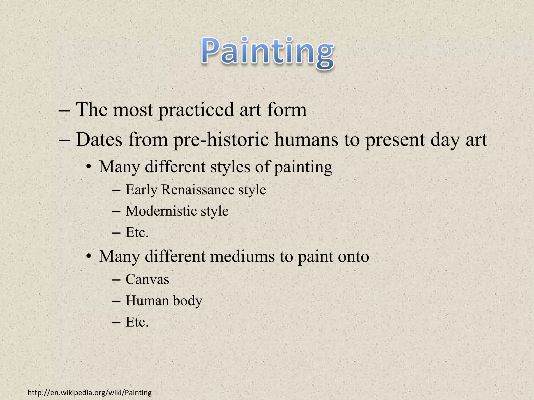 Visual art | PPTX | Fine Art