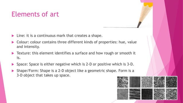 Visual art grade 10. Elementsofart and Prinicples of design | PPTX