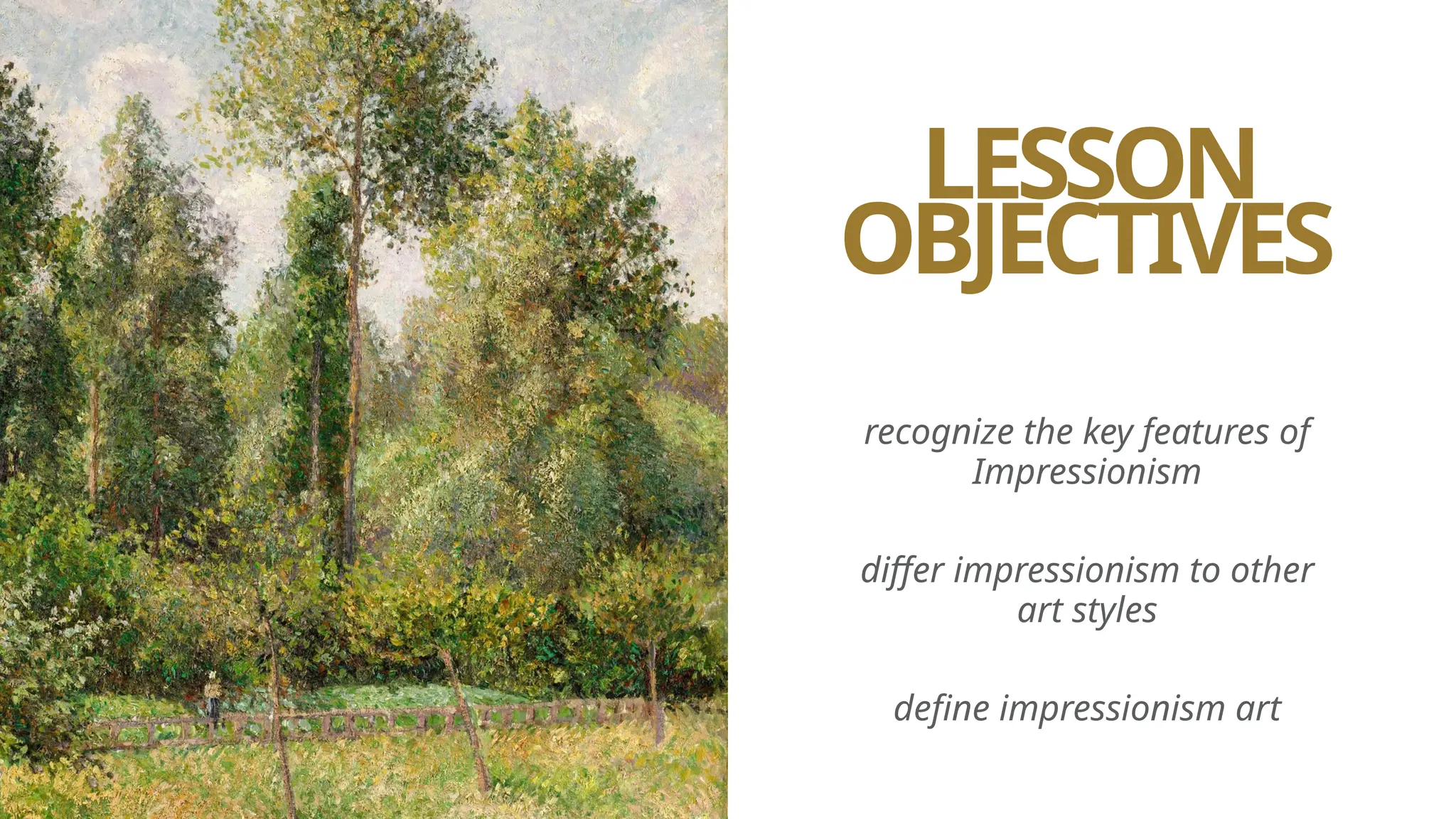 Visual Art Impressionism Education Presentation in Colorful ...