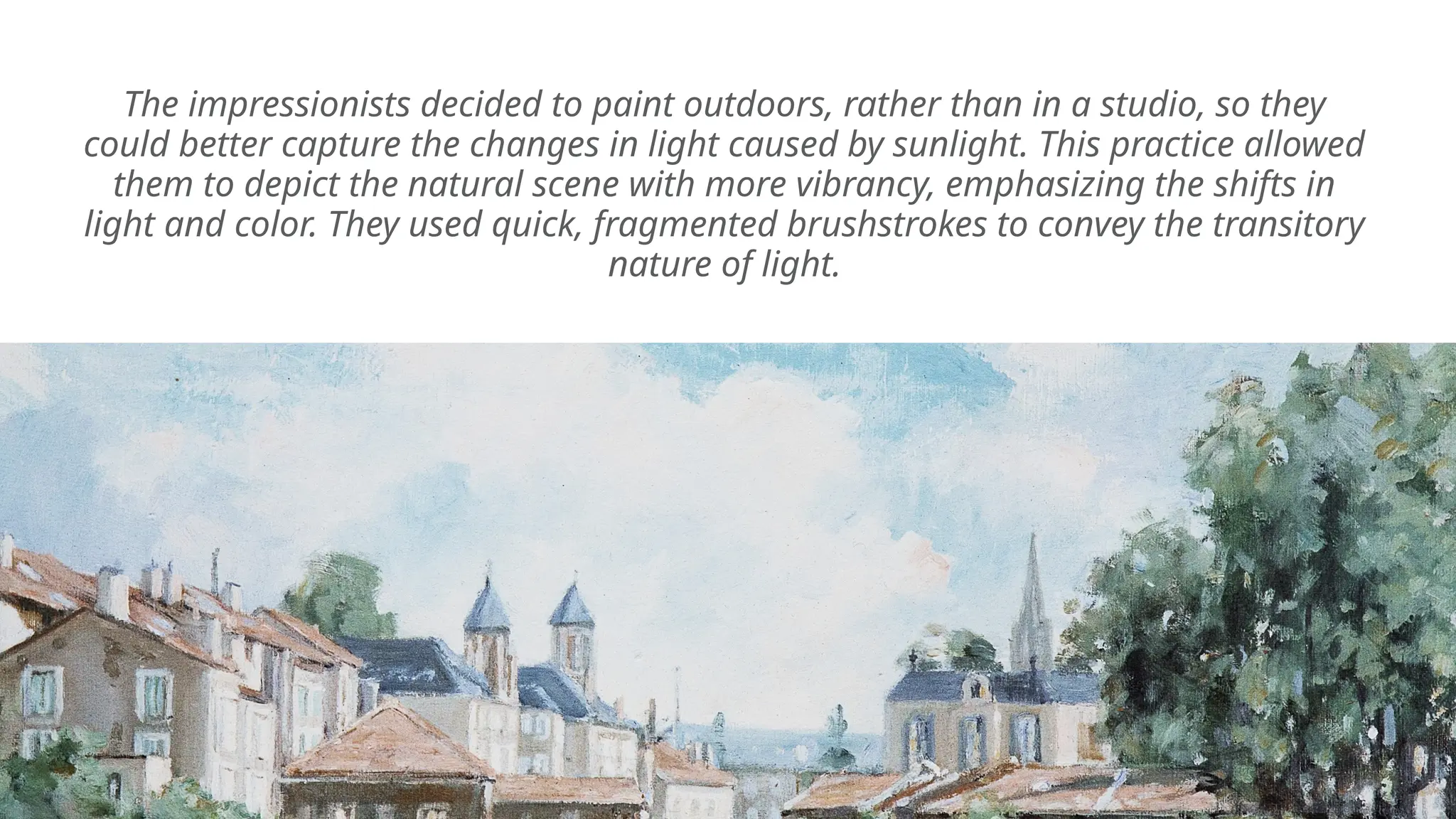 Visual Art Impressionism Education Presentation in Colorful ...