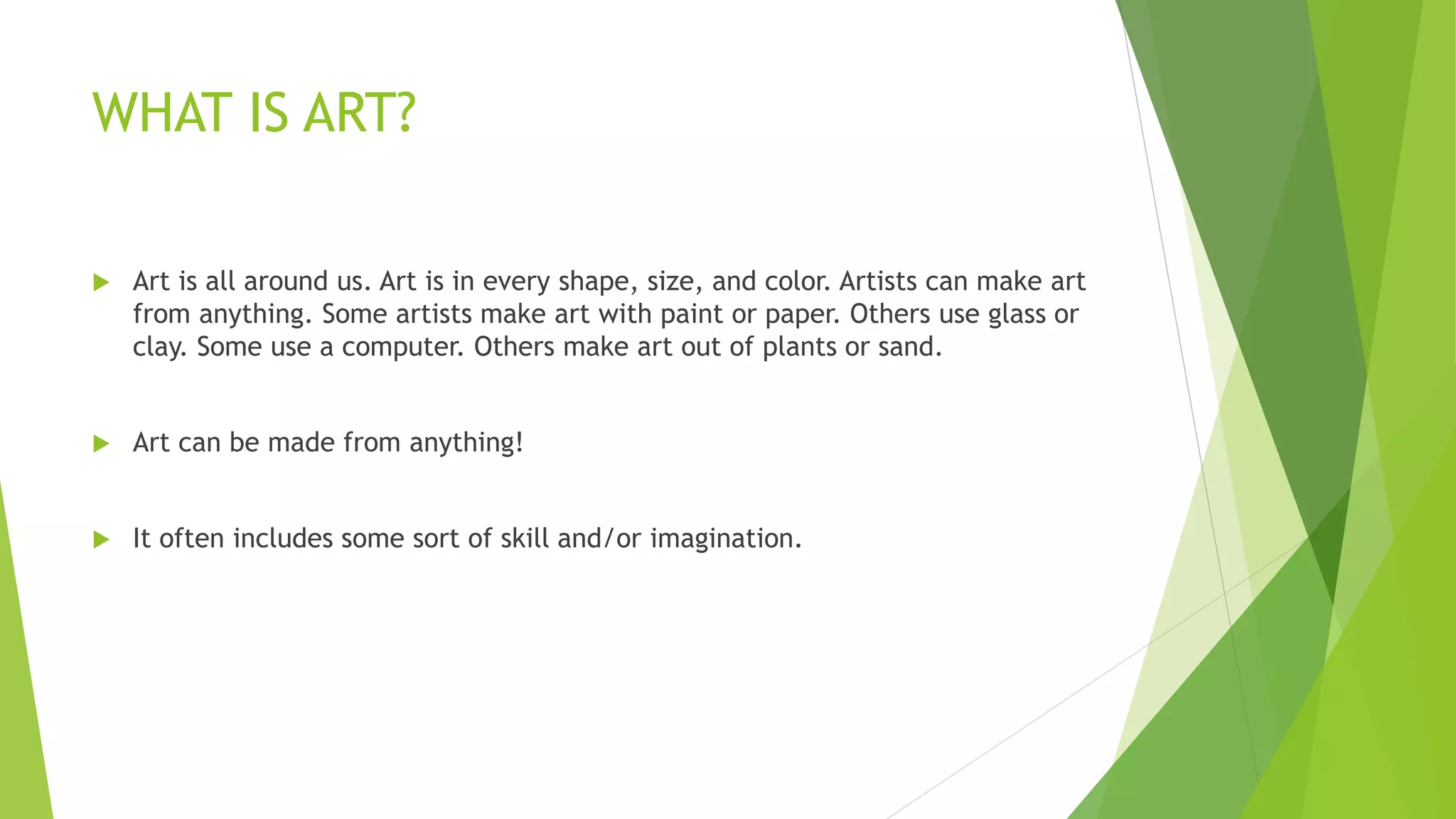 Visual arts | PPT