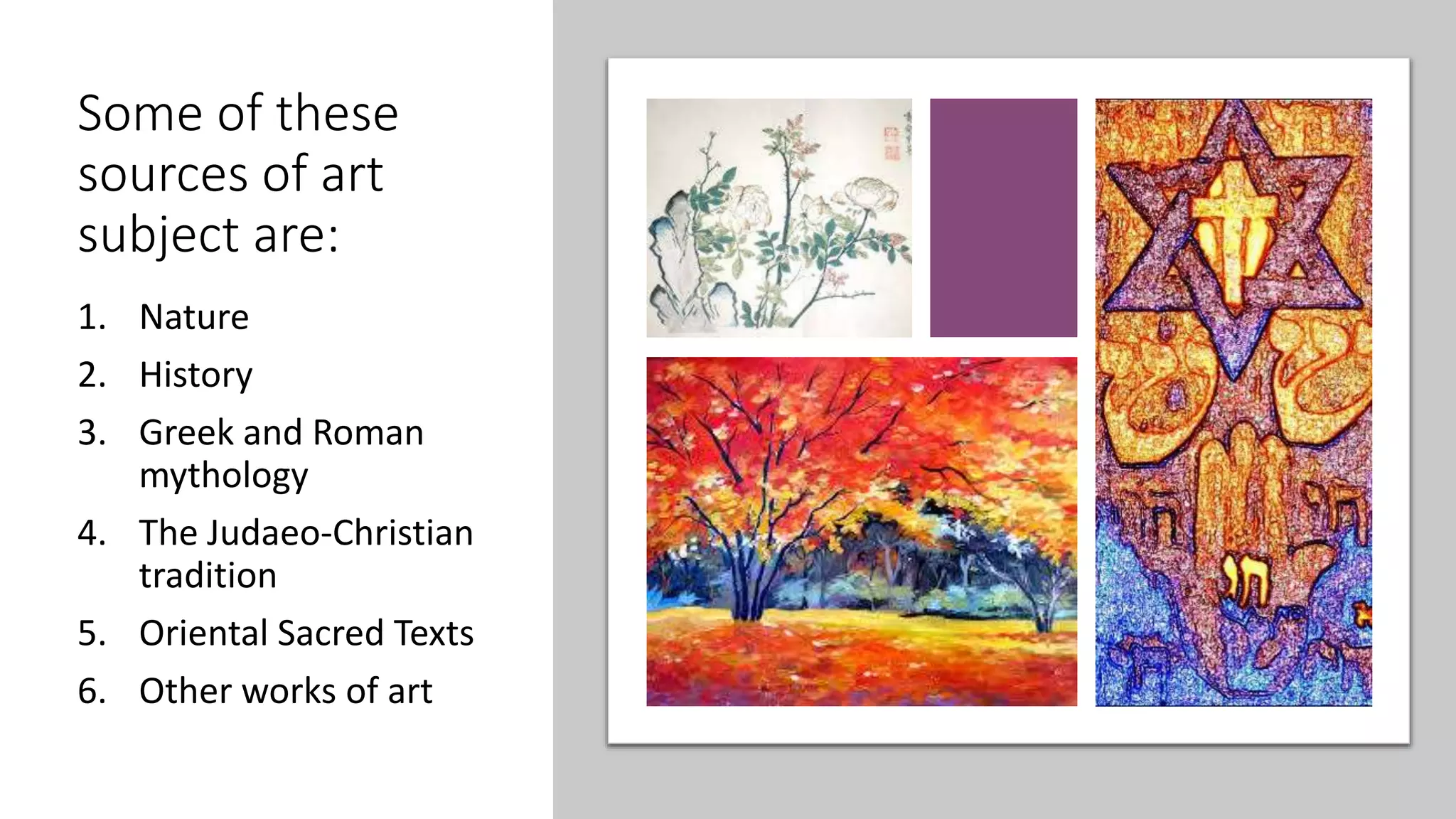 The Visual Arts | PPTX