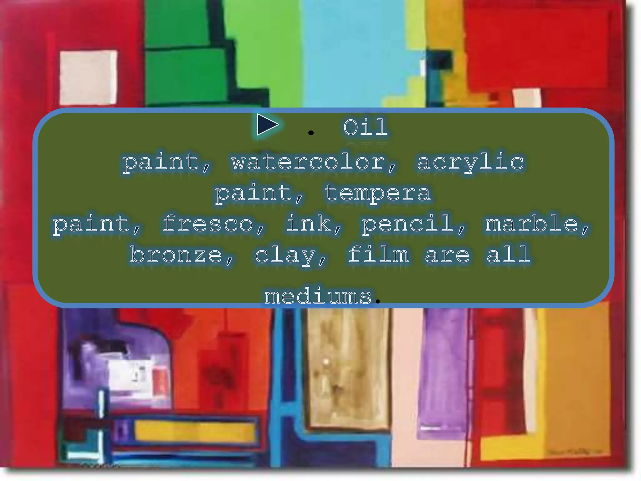 Visual arts humanities | PPTX