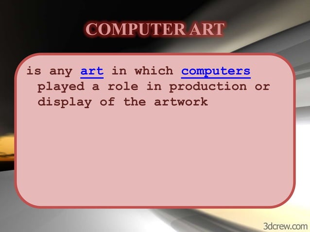 Visual arts humanities | PPT