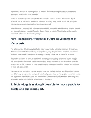 Visual Arts and their Future Development.pdf