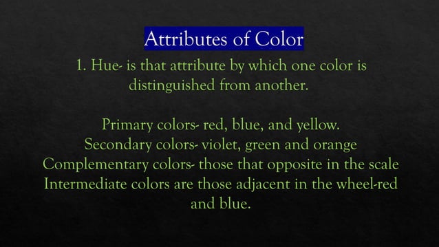 Visual Arts Elements and principles discussion | PPT