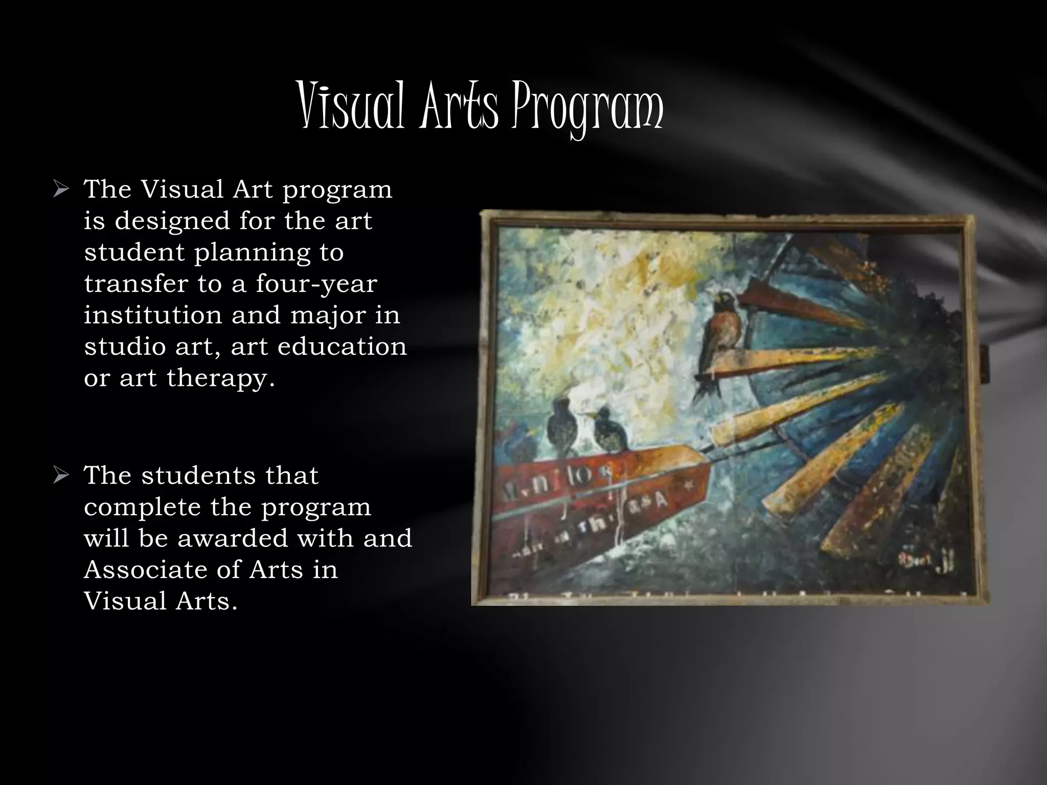 Visual Arts at CCC | PPTX