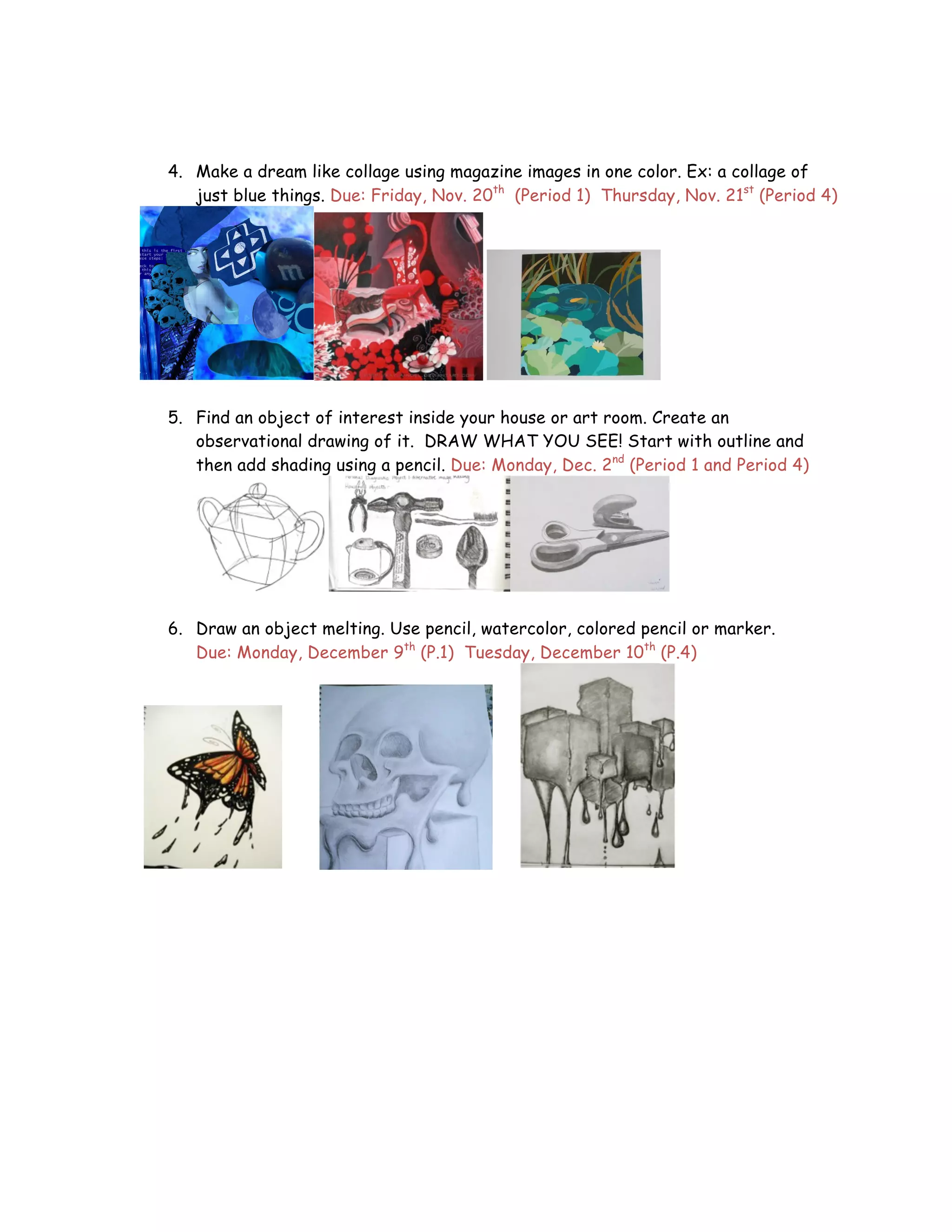Visual arts sketchbooks quarter 2 | PDF