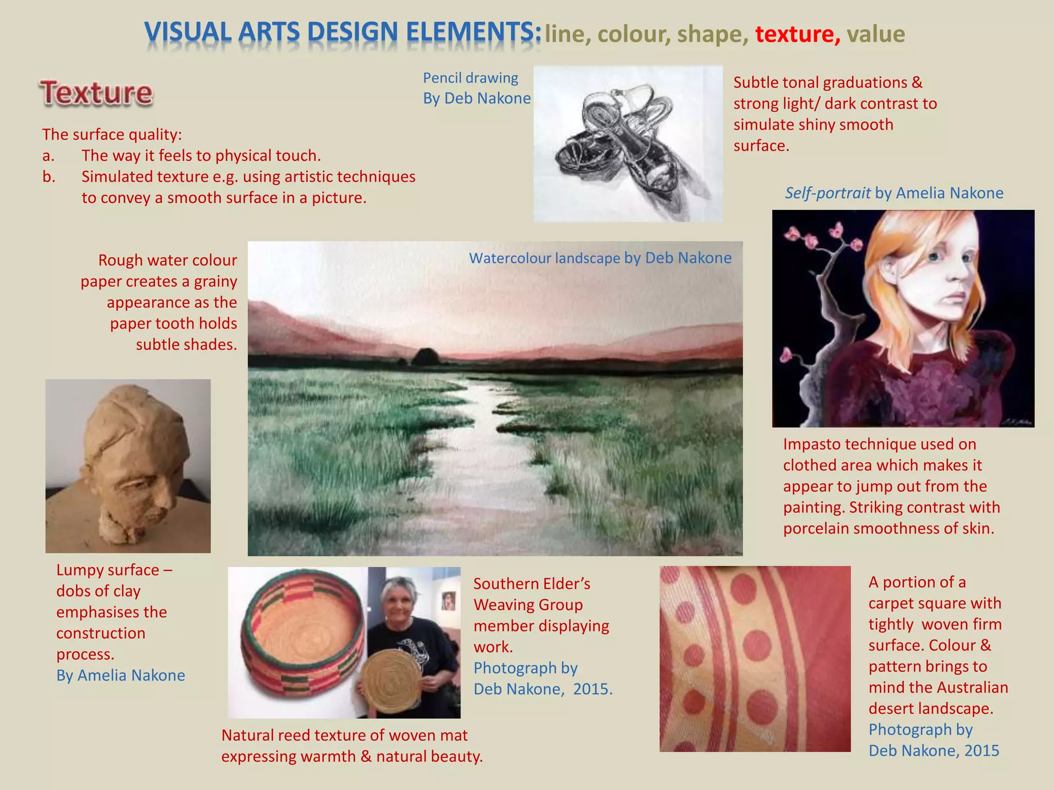 Visual Arts - Design elements & Principles with original images | PPT