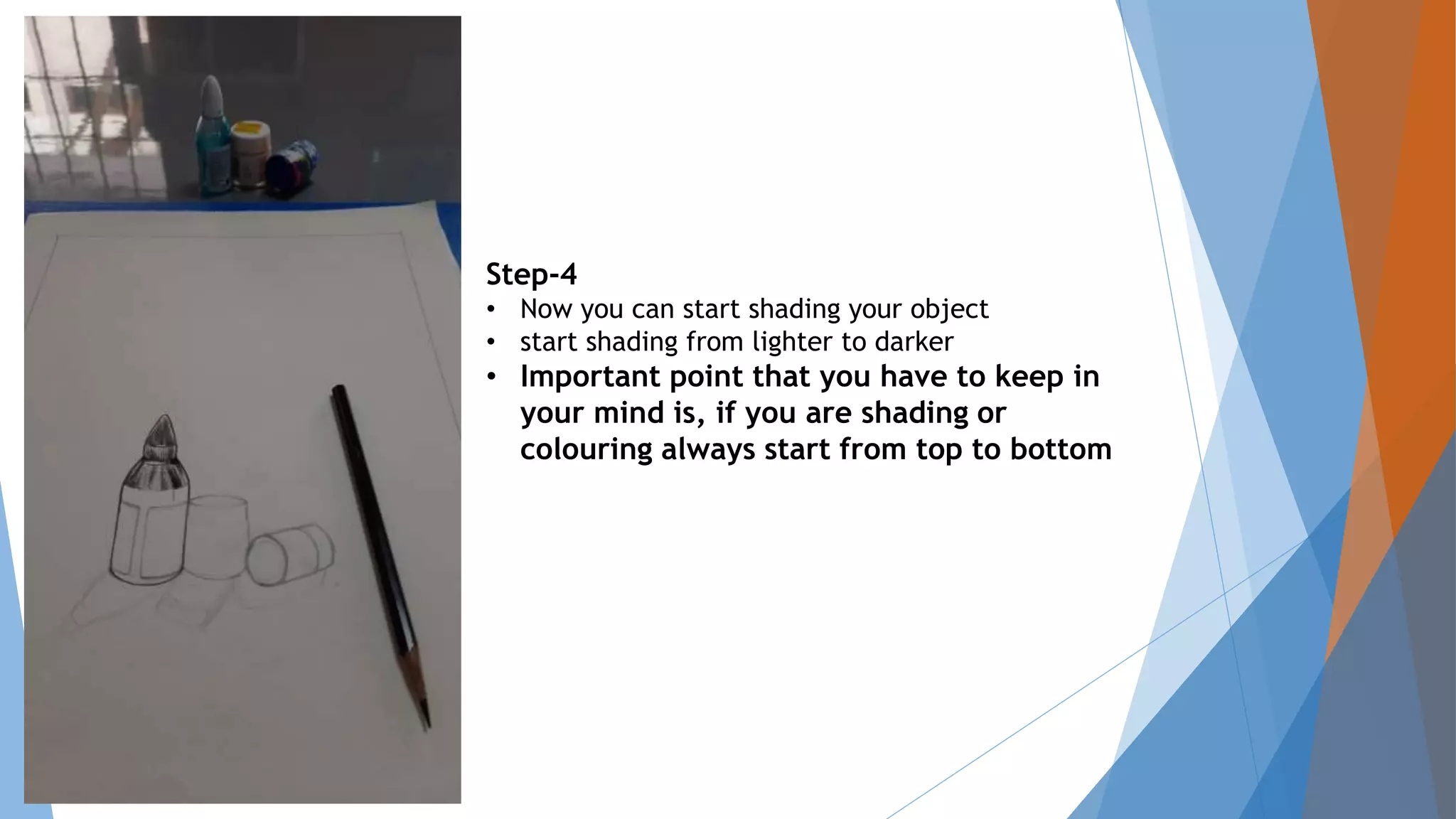 Visual art pencil shading | PPTX