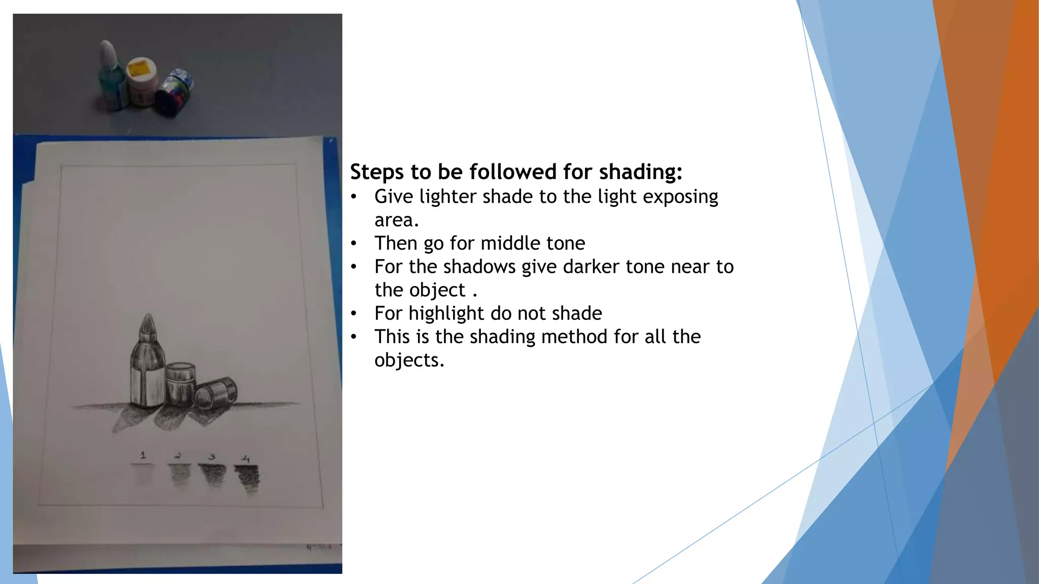 Visual art pencil shading | PPTX