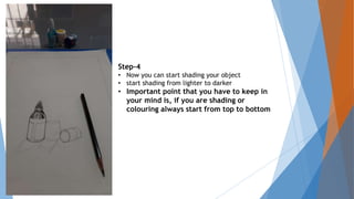 Visual art pencil shading | PPTX