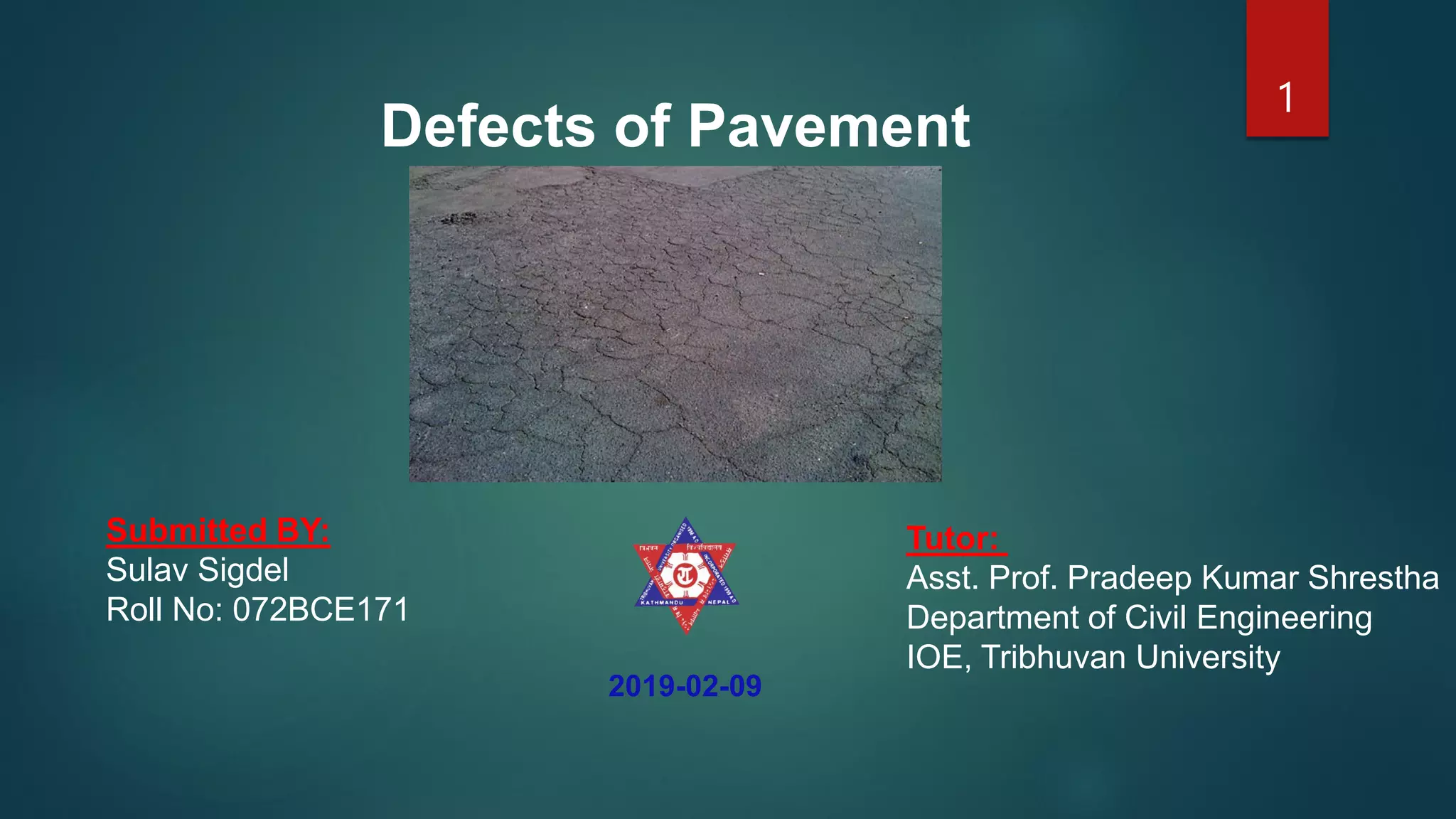 Visual assessment of pavement condition | PDF