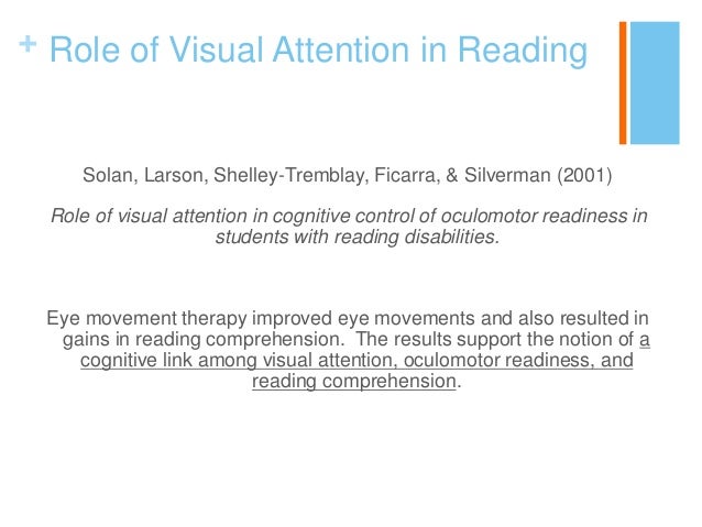 Visual Attention And Processing With Visual Only Im