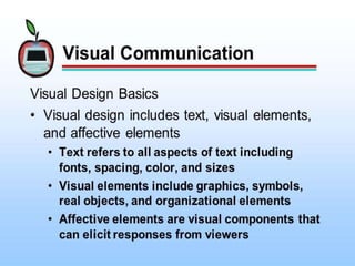 Visual & audio communication | PPTX