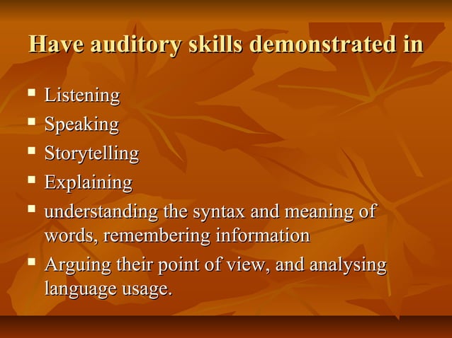 Visual, auditory and kinesthetic (vak) Model of Learning | PPT