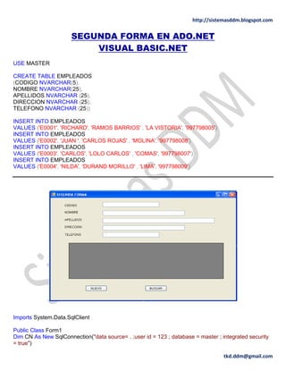 Visual Studio.Net - Sql Server | PDF
