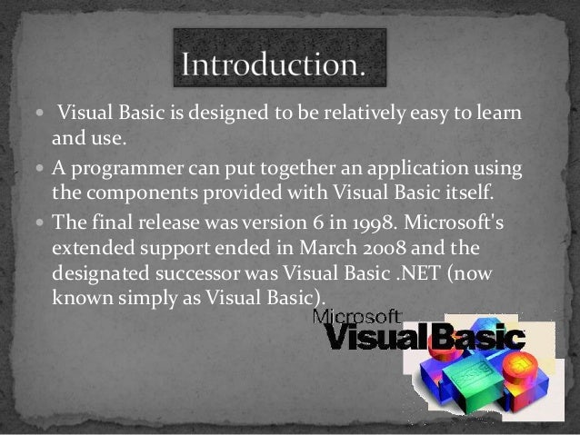 Visual basic
