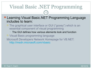 Visual basic | PPT