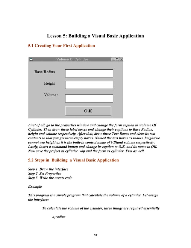 Visual basic | PDF