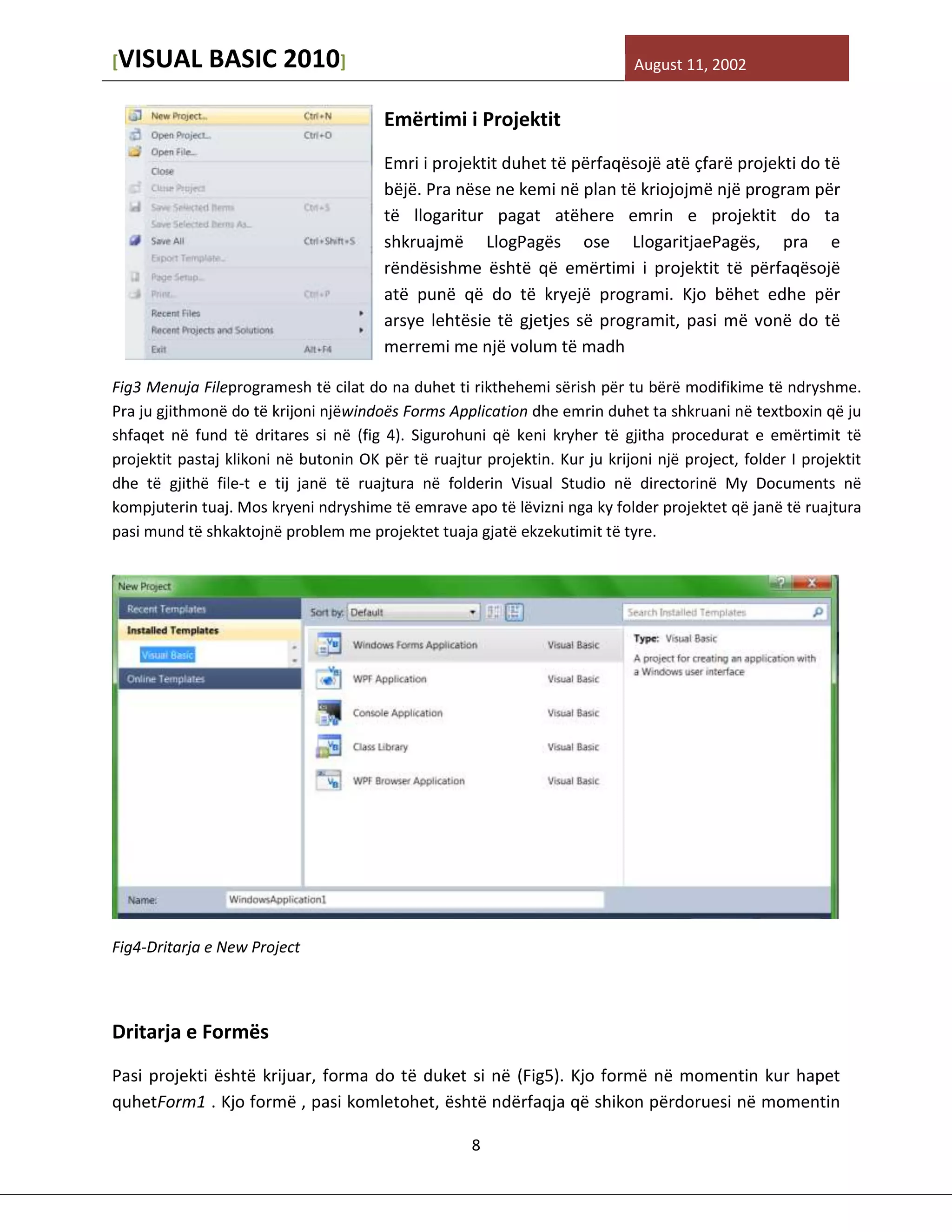 Visual basic leksionet e mia | DOCX