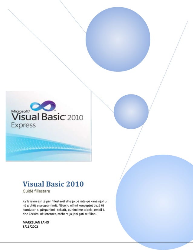 Visual basic leksionet e mia | DOCX