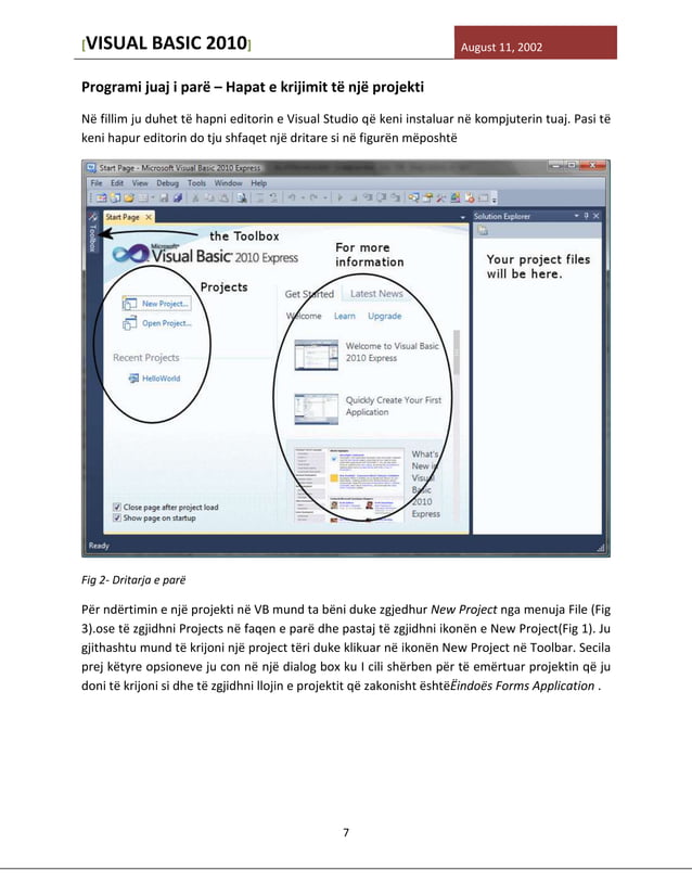 Visual basic leksionet e mia | DOCX