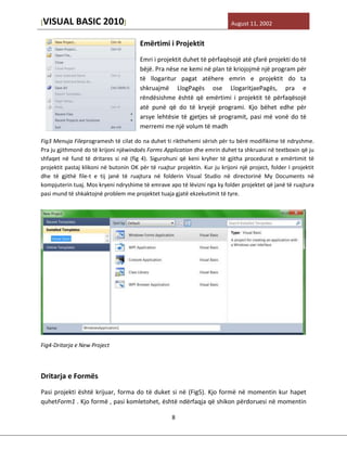 Visual basic leksionet e mia | DOCX