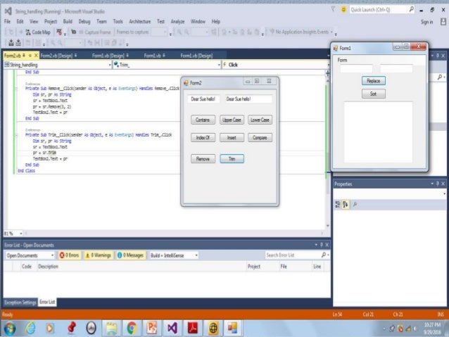 Visual Basic User Interface-VI