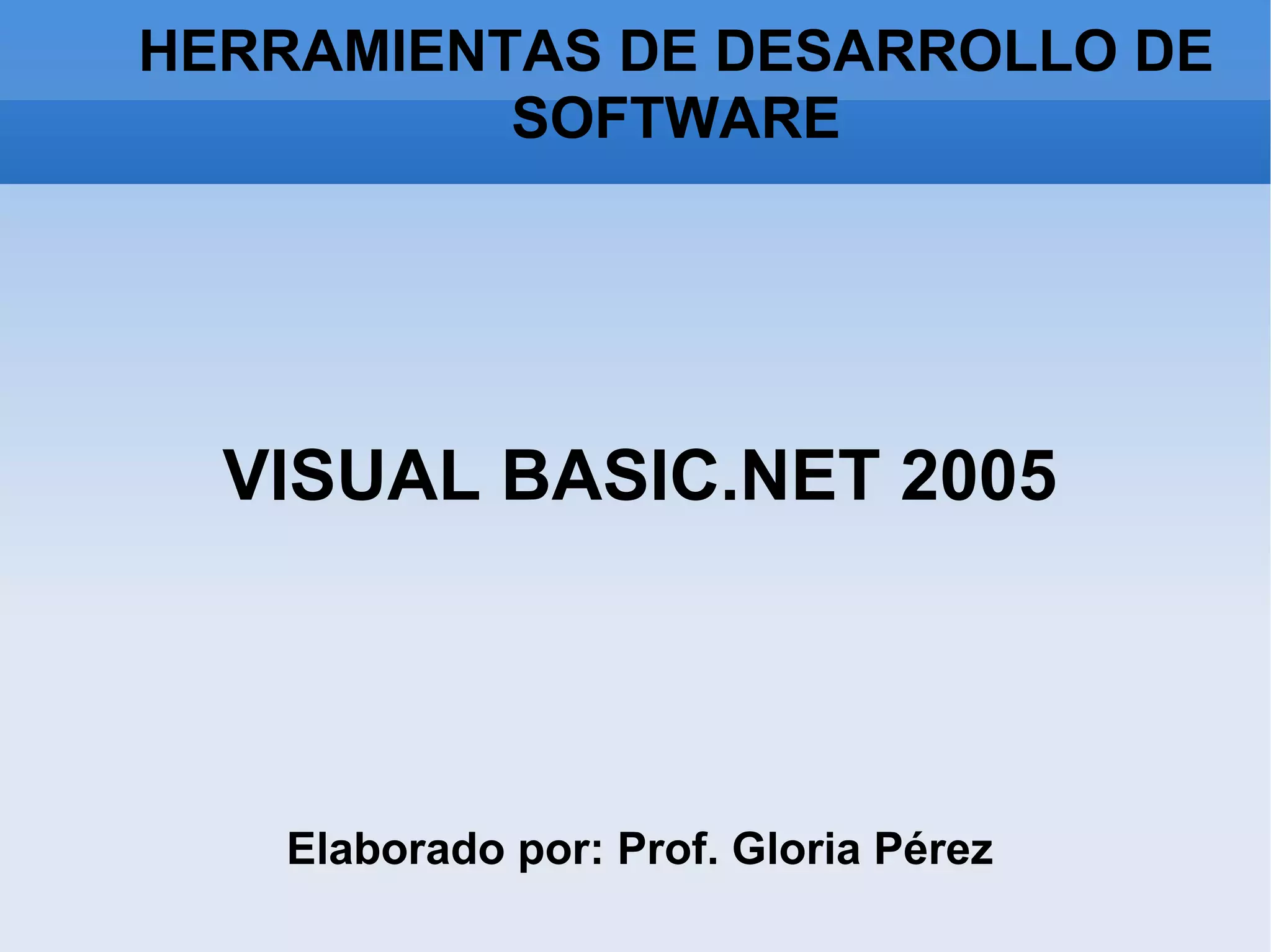 Visual basic2005 | PPT