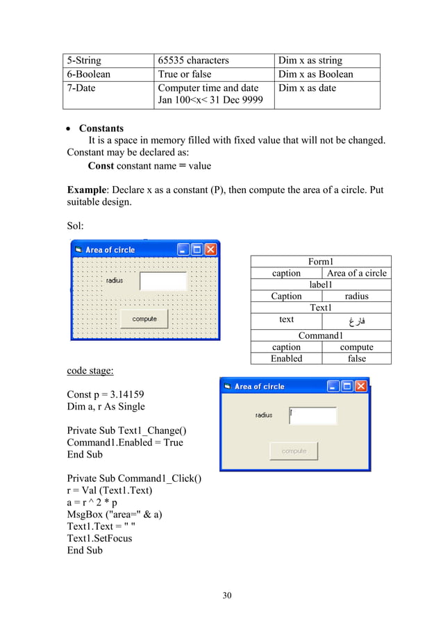 Visual basic 6.0 | PDF | Operating Systems | Computer Software and ...