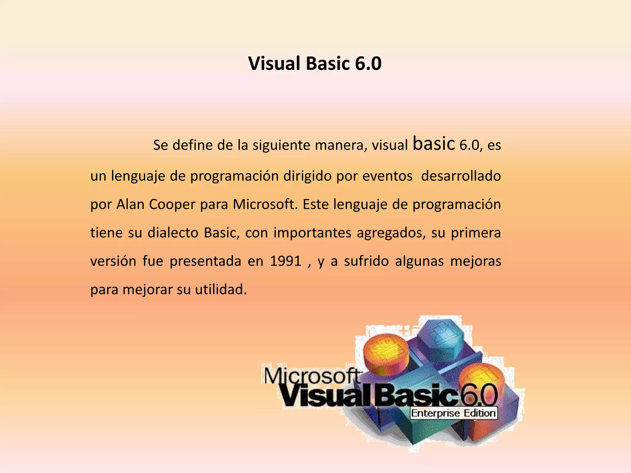 Visual basic 6.0 | PPT